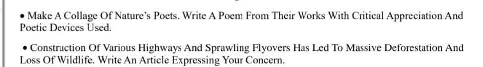 - Make A Collage Of Nature's Poets. Write A | StudyX