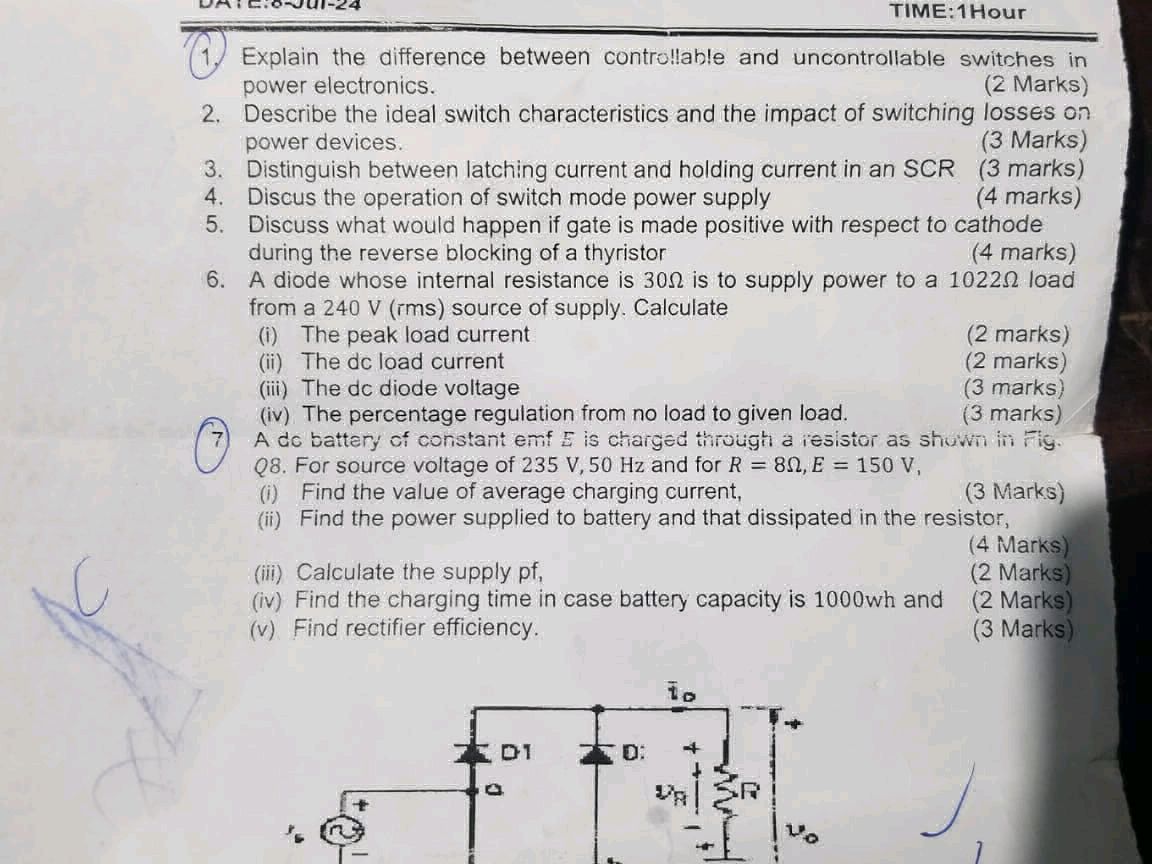 1. Explain the difference between | StudyX