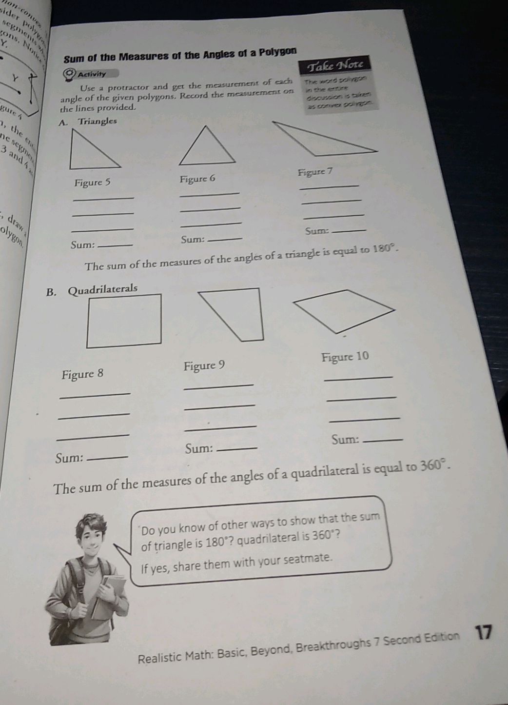 Use a protractor and get the measurement of | StudyX