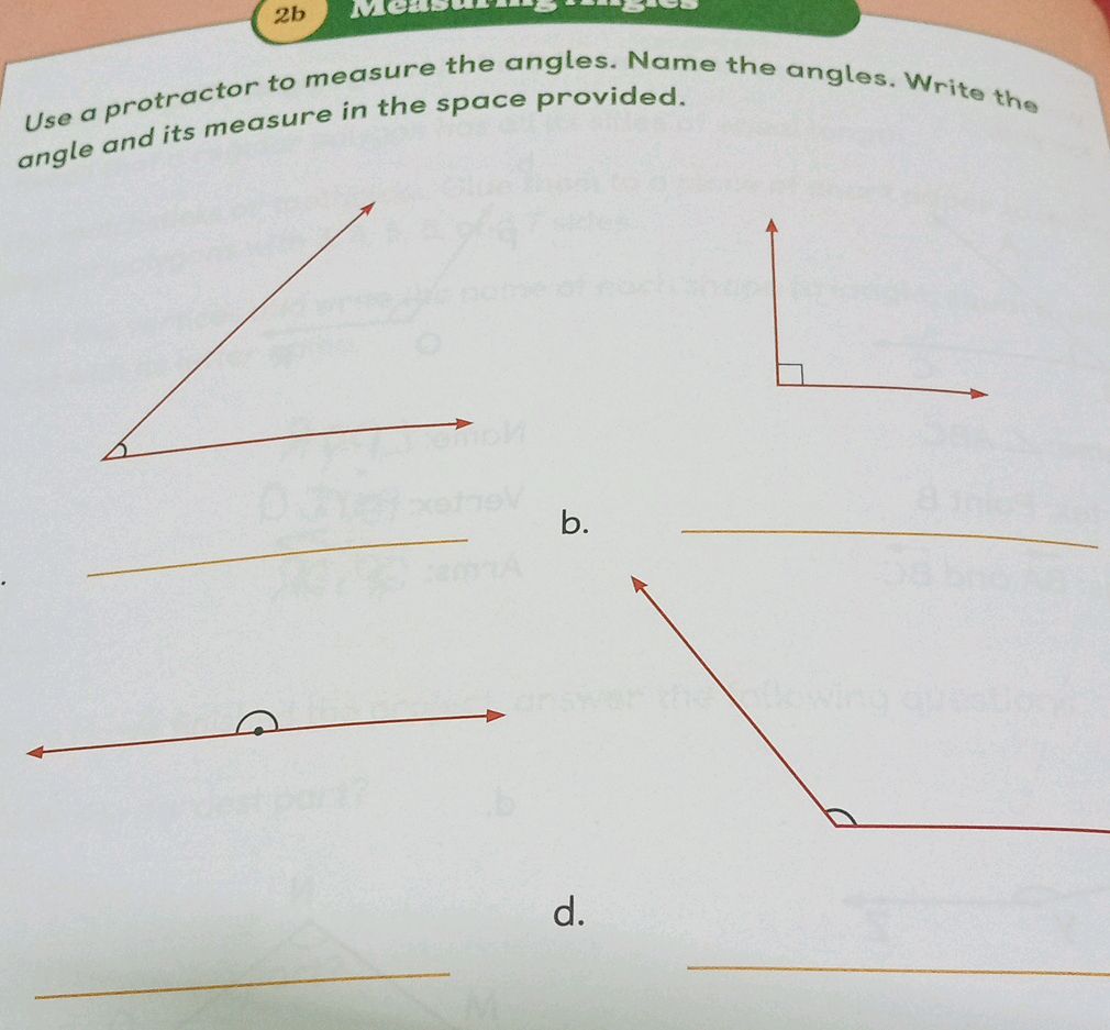 Use a protractor to measure the angles. Name | StudyX