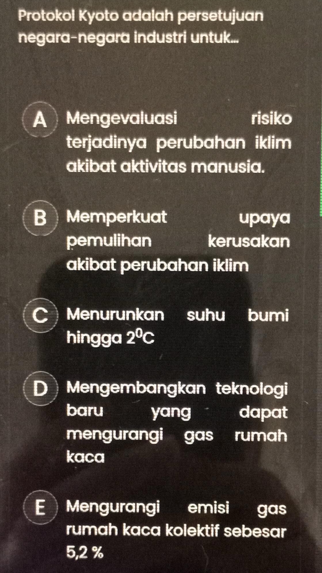 Protokol Kyoto adalah persetujuan | StudyX