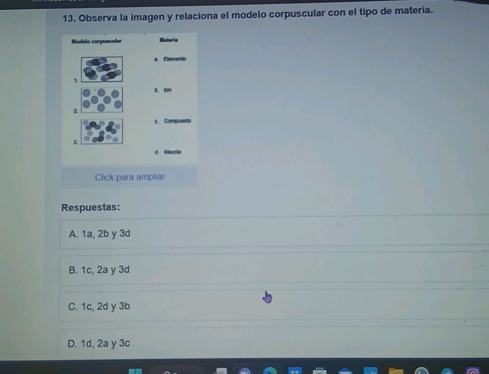 13. Observa la imagen y relaciona el modelo | StudyX
