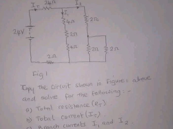 Copy the circuit shown in Figure 1 above and | StudyX