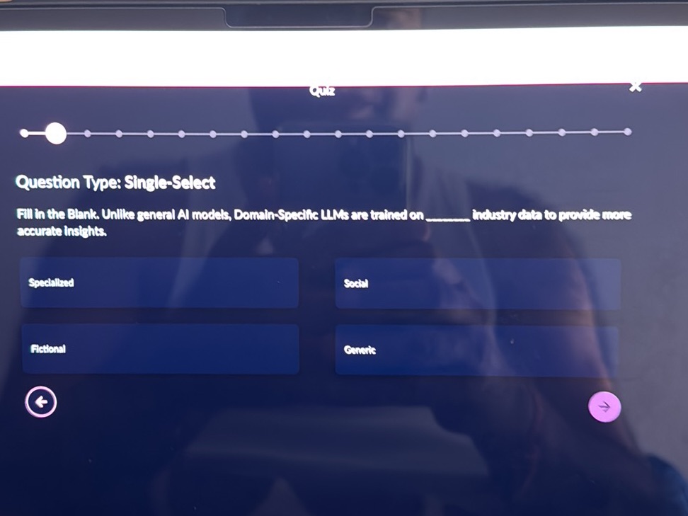 Fill in the Blank. Unlike general Al models, | StudyX