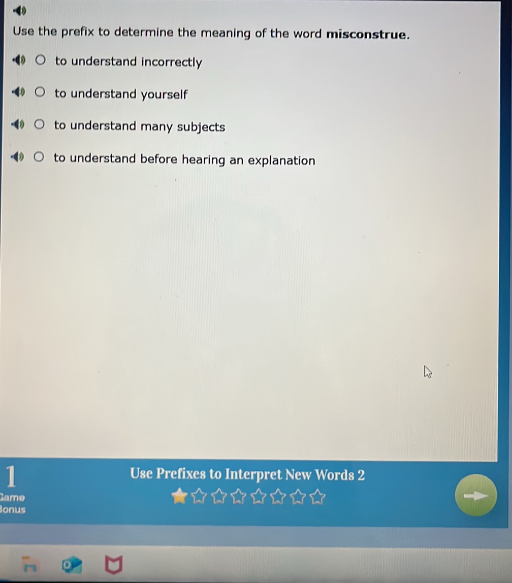 Use the prefix to determine the meaning of | StudyX