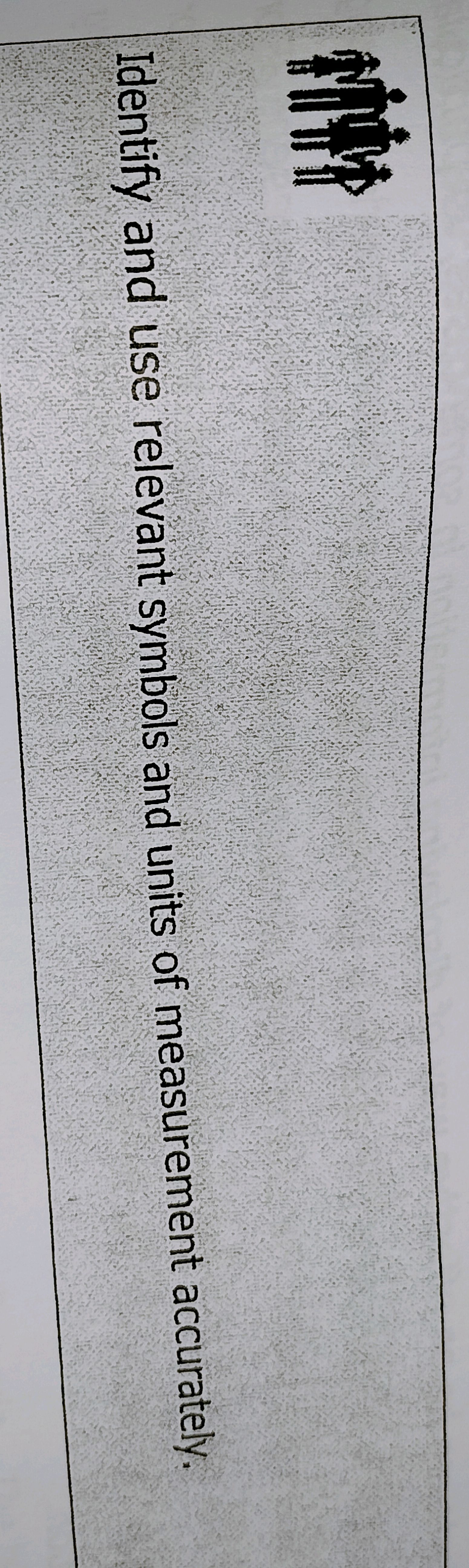 Identify and use relevant symbols and units | StudyX