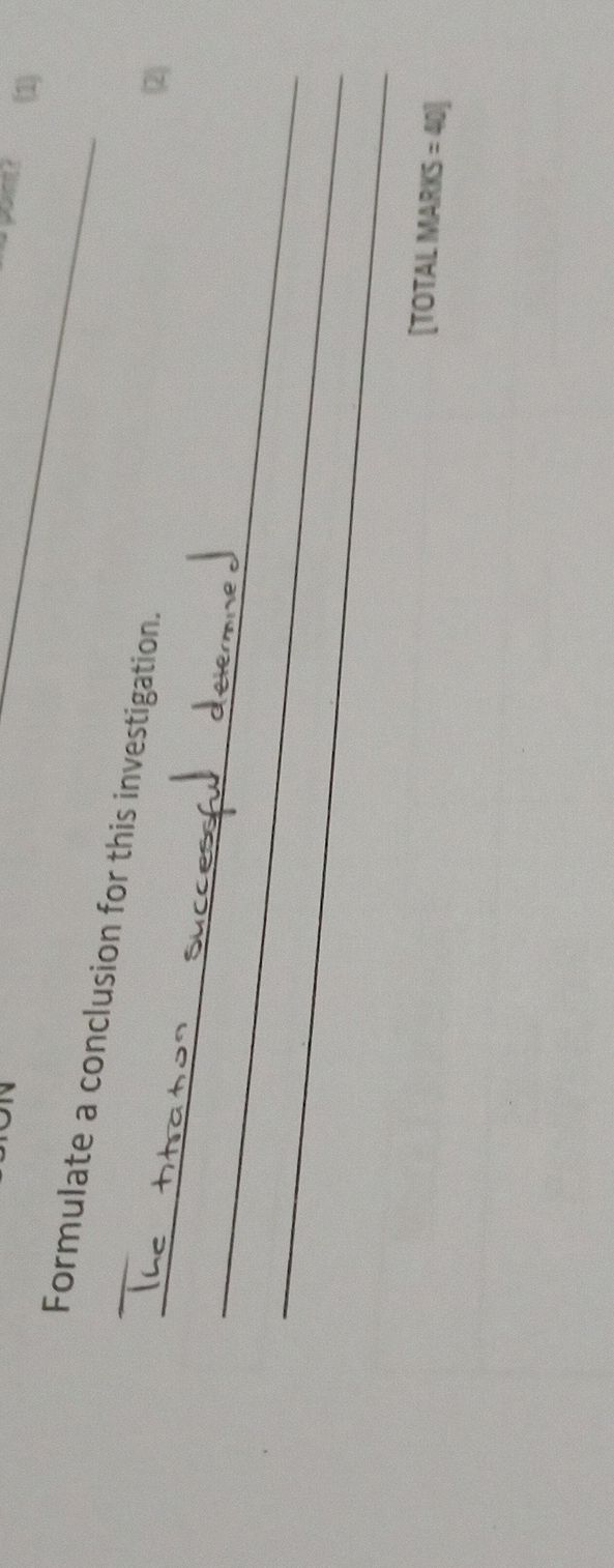 Formulate a conclusion for this | StudyX