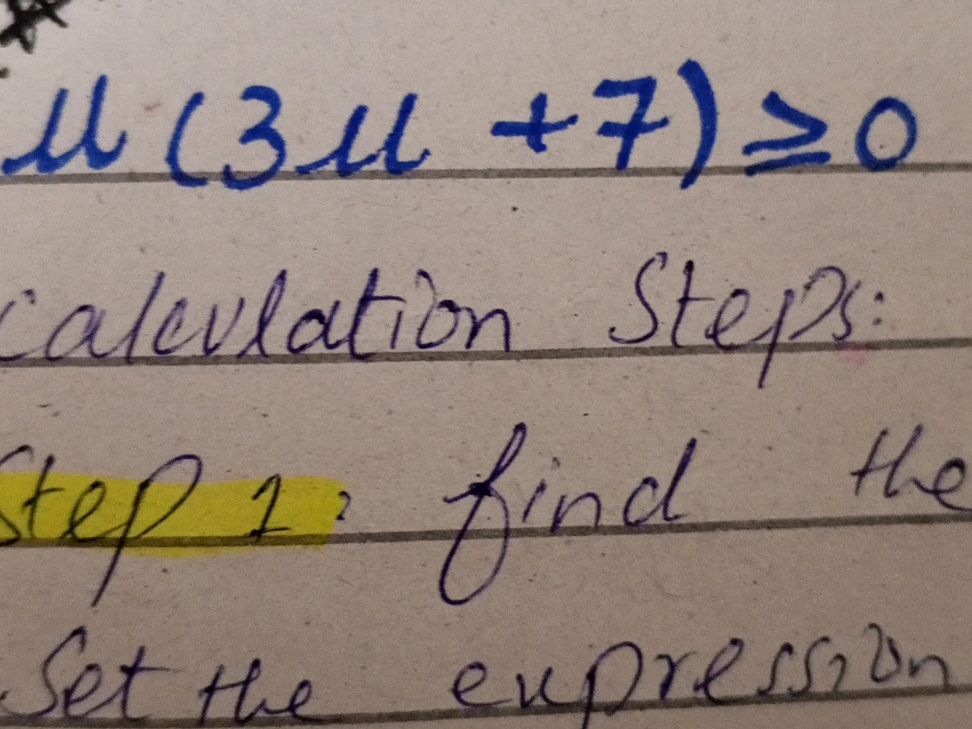 3 + 7) 0\) Calculation Steps: Step | StudyX