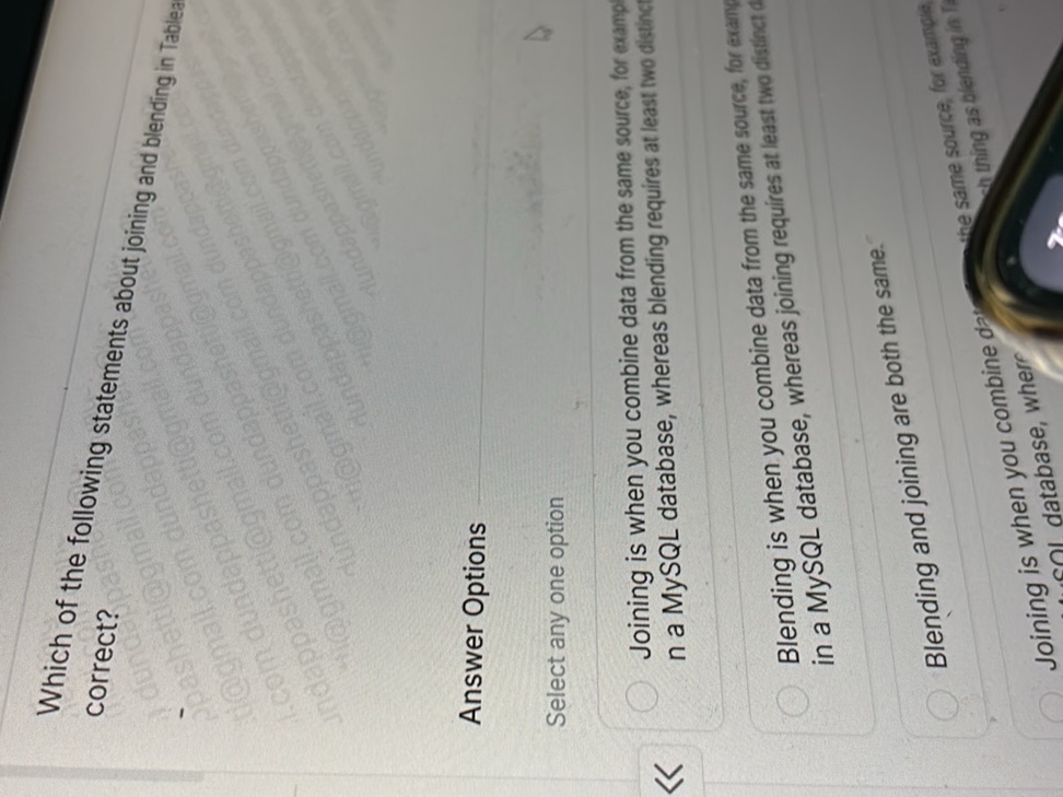 Which of the following statements about | StudyX