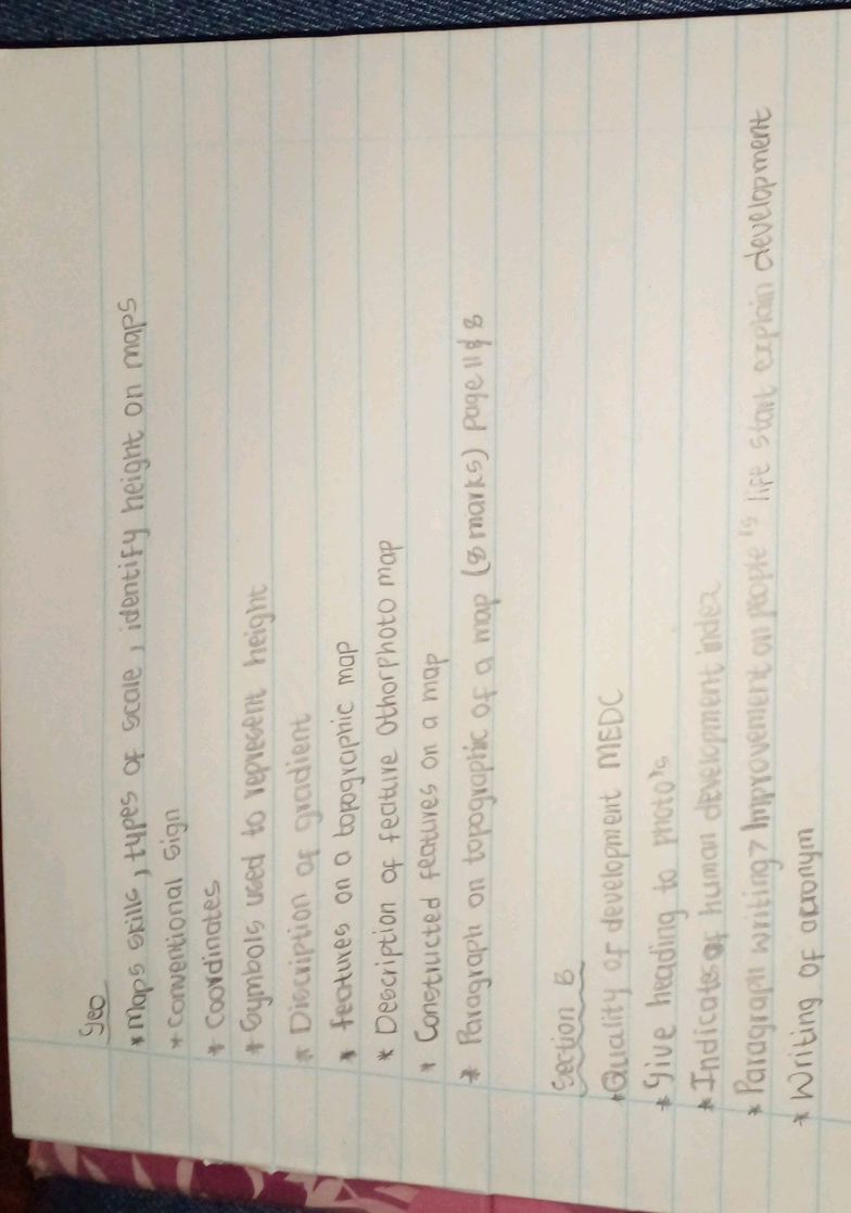 * Maps skills, types of scale, identify | StudyX