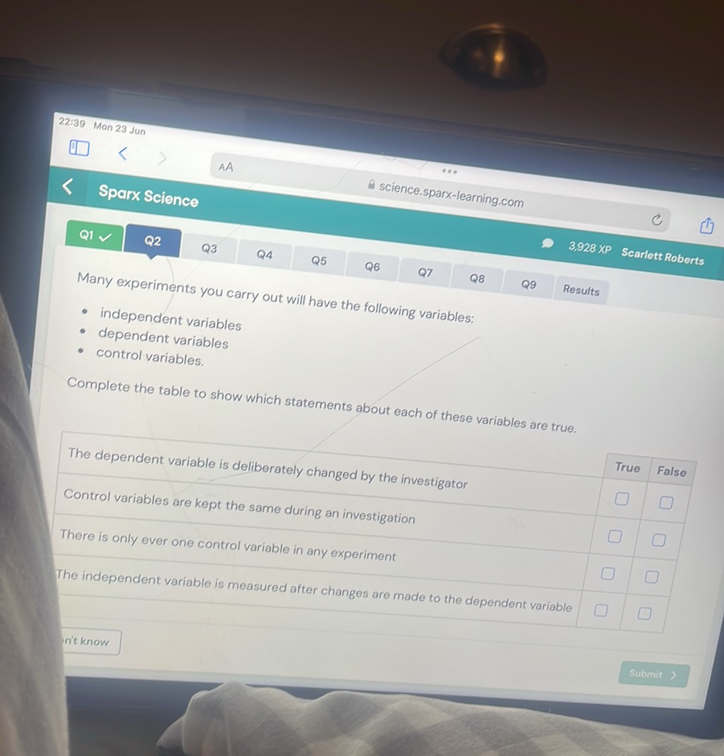 Many experiments you carry out will have the | StudyX