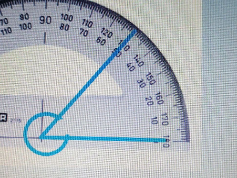 What is the measure of the angle shown in | StudyX