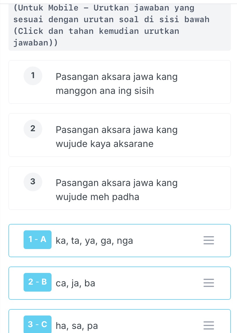 1 Pasangan aksara jawa kang manggon ana ing | StudyX