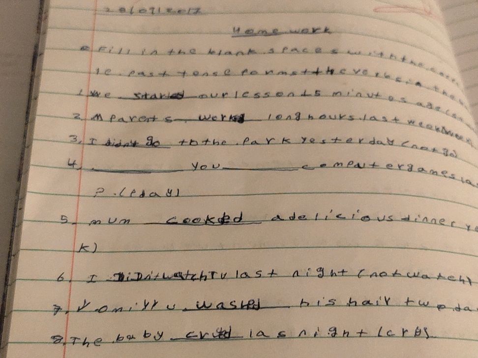 Fill in the blank spaces with the correct | StudyX