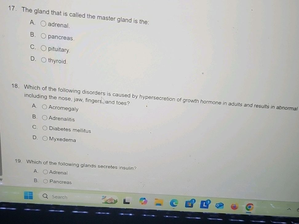 The gland that is called the master gland is