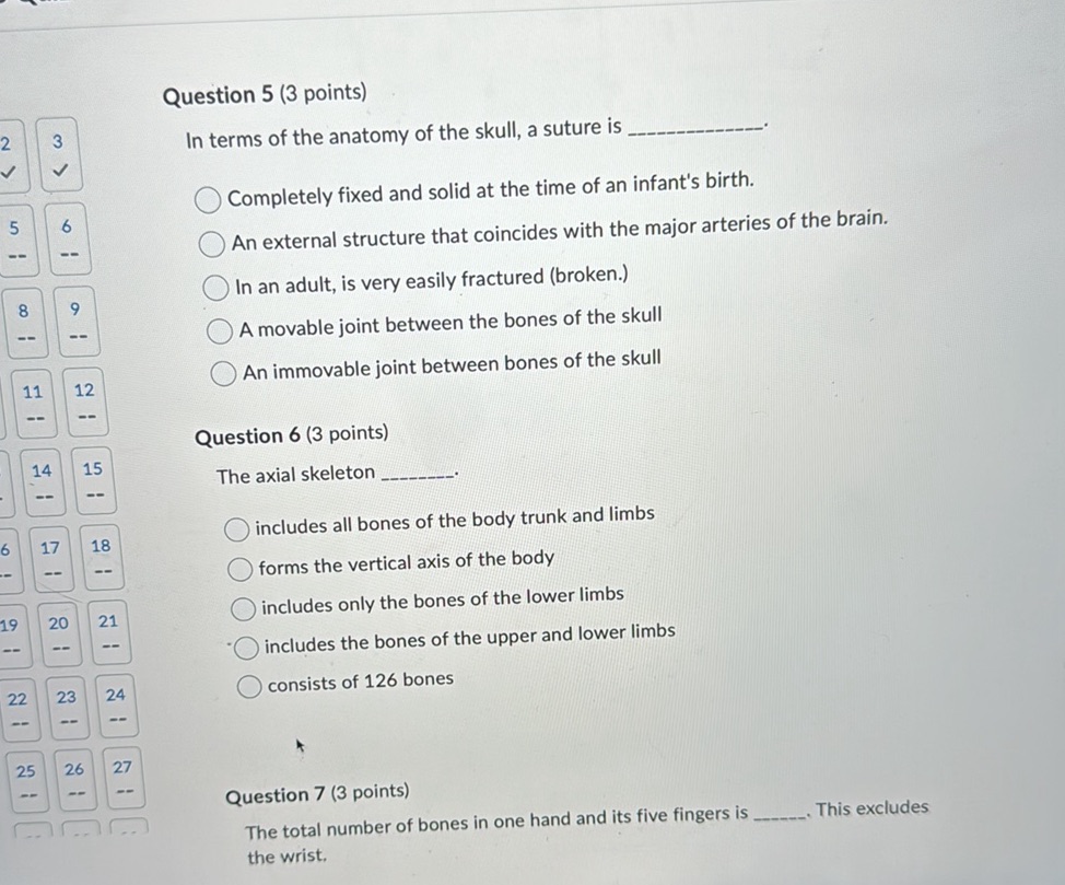 Question 5 (3 points) In terms of the | StudyX