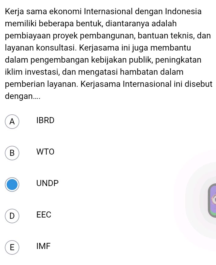 Kerja sama ekonomi Internasional dengan | StudyX