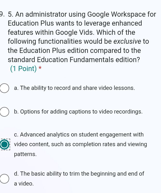 9. 5. An administrator using Google | StudyX