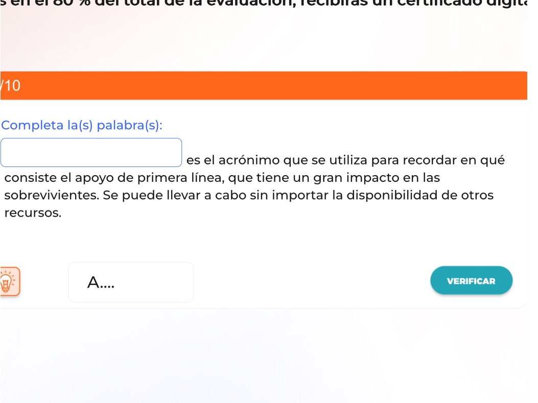 Completa la(s) palabra(s): es el acrónimo
