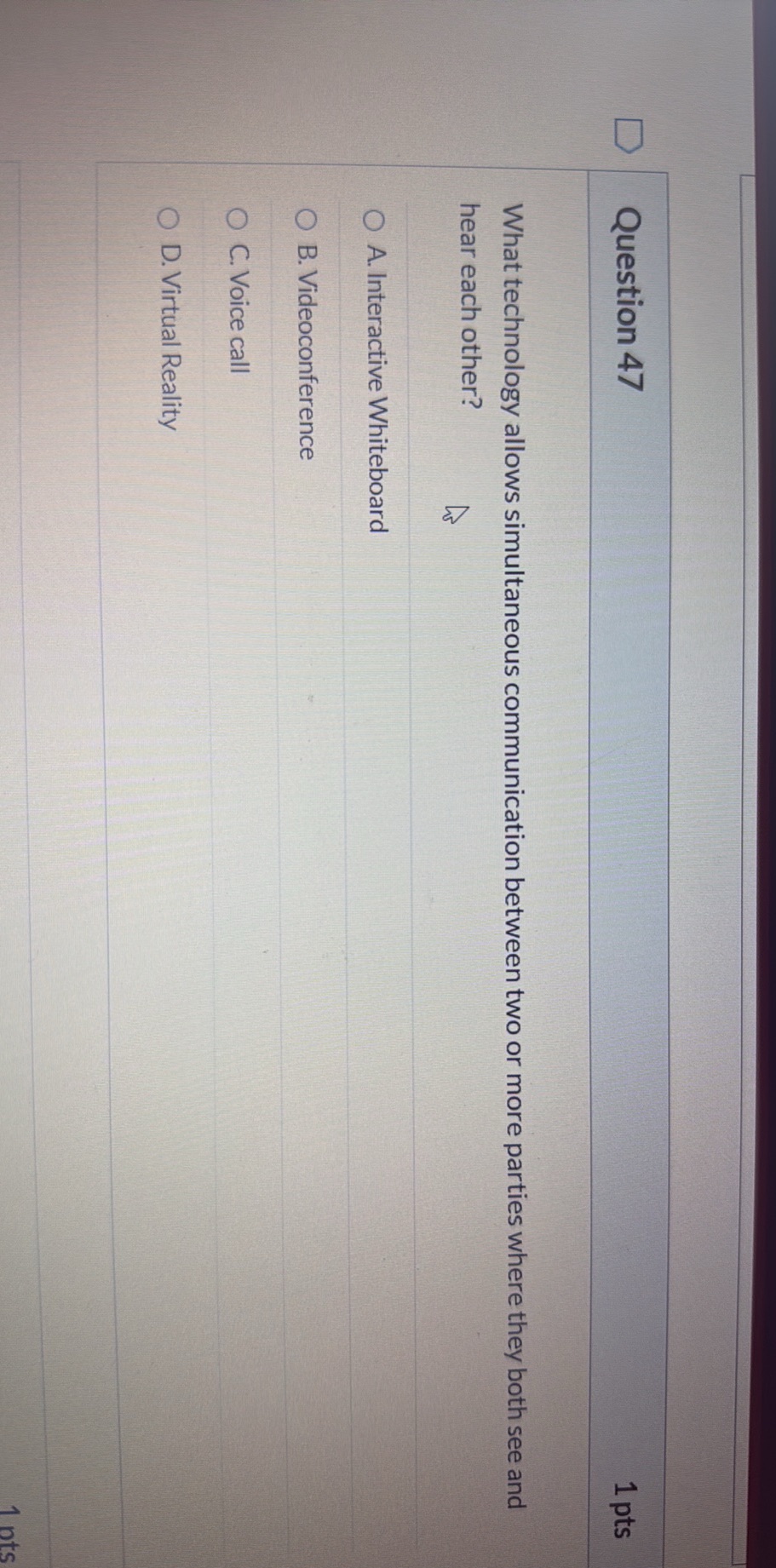 What technology allows simultaneous | StudyX