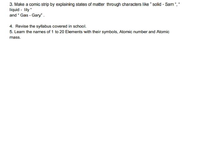 Make a comic strip by explaining states of