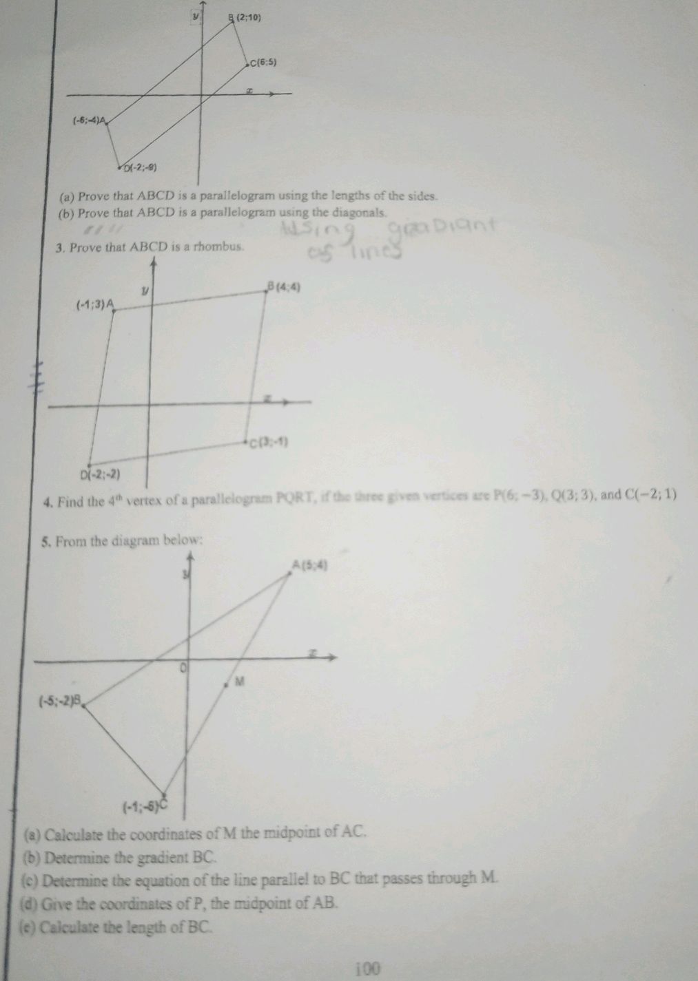 (a) Prove that ABCD is a parallelogram using | StudyX