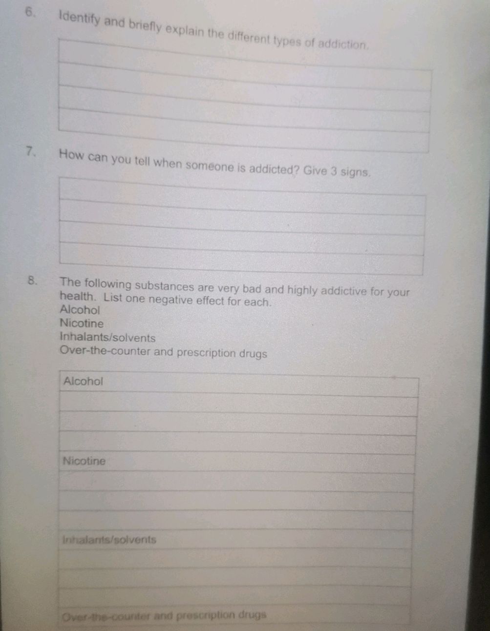 6. Identify and briefly explain the | StudyX