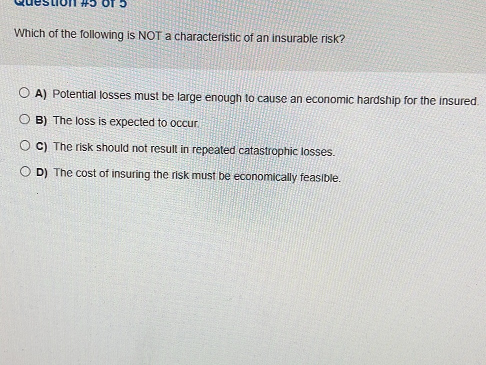 Which of the following is NOT a | StudyX
