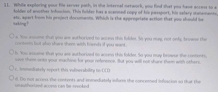 11. While exploring your file server path, | StudyX