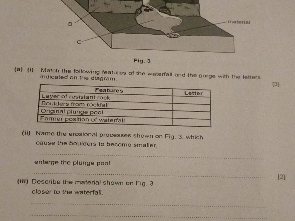 (a) (i) Match the following features of the | StudyX