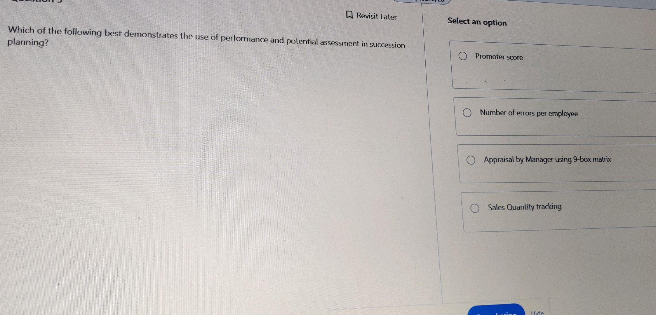 Which of the following best demonstrates the | StudyX