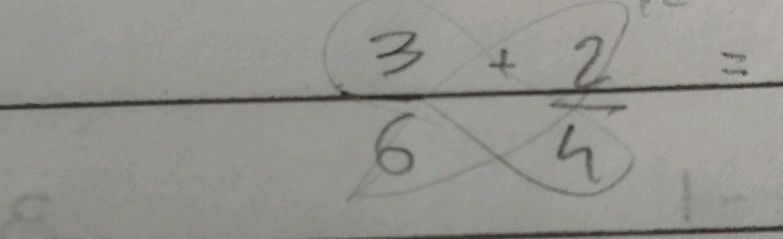 Simplifying Fractions: Solve (3+2)/(6+4) | StudyX