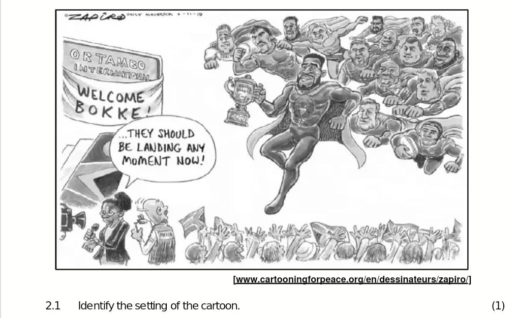 Identifying the Setting of a Cartoon | StudyX