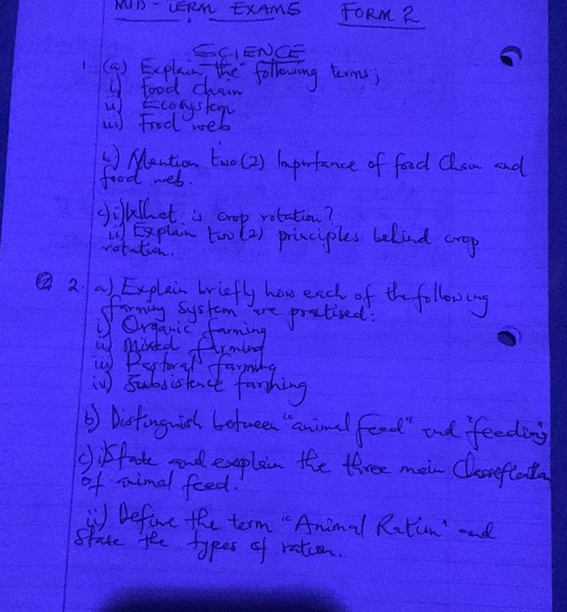 1. (a) Explain the following terms; i) Food | StudyX