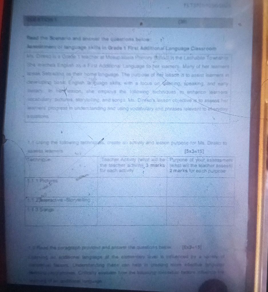 Read the Scenario and answer the questions | StudyX