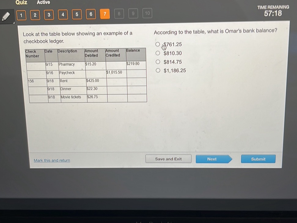 Look at the table below showing an example | StudyX