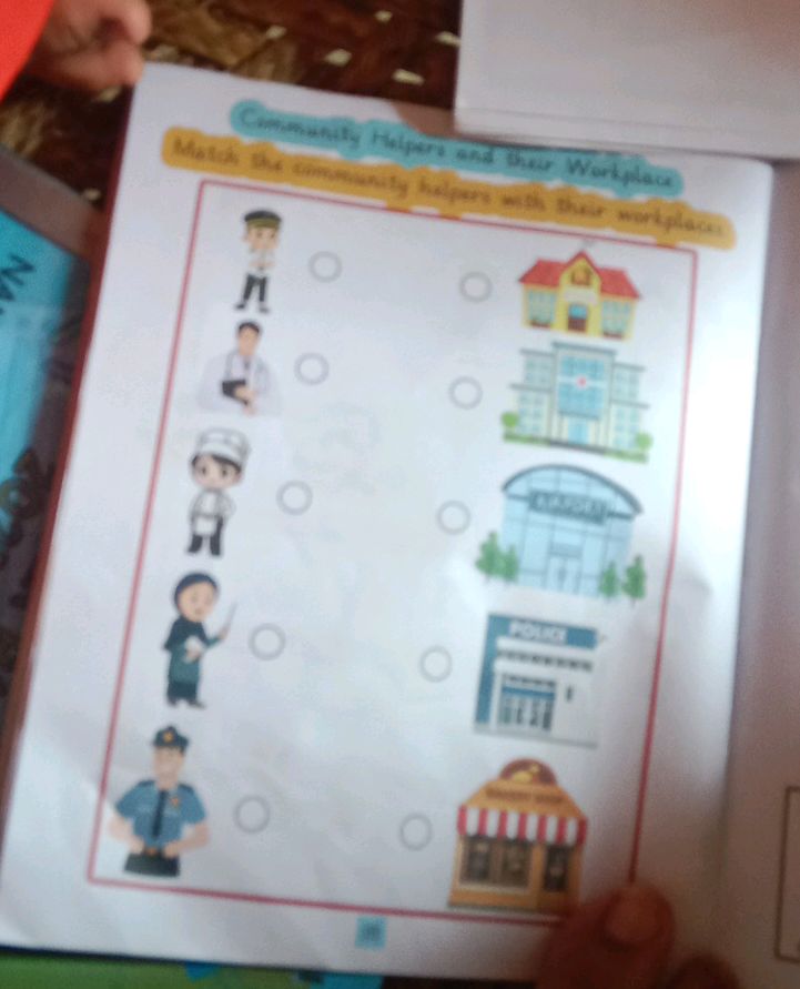 Match the community helpers with their | StudyX