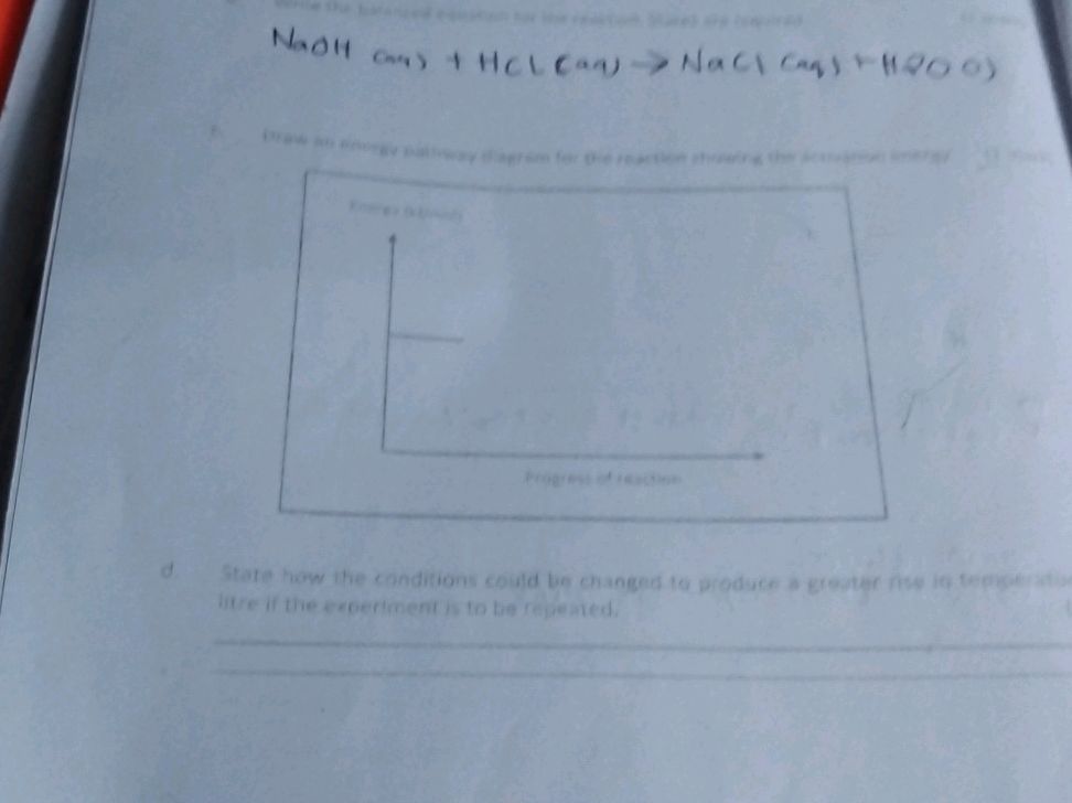 NaOH (aq) + HCl (aq) -> NaCl (aq) + H2O (l) | StudyX