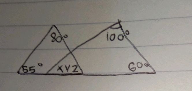 Find the angle XYZ. In the diagram, there | StudyX