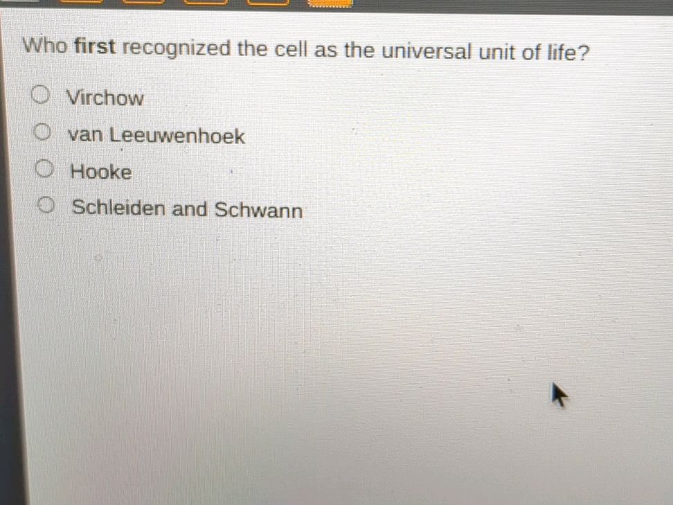 Who first recognized the cell as the | StudyX