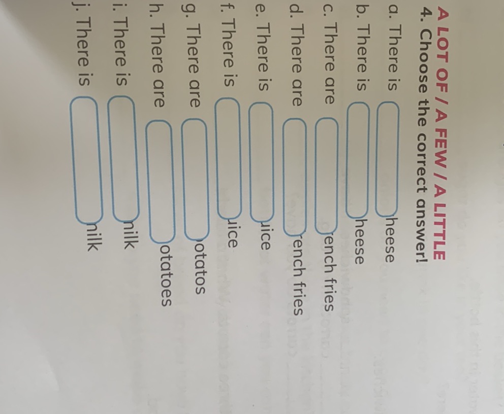 4. Choose the correct answer! a. There is | StudyX