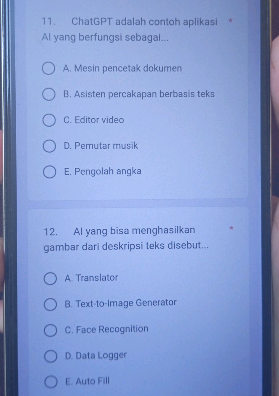 11. ChatGPT adalah contoh aplikasi AI yang | StudyX