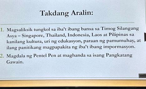 1. Magsaliksik tungkol sa iba't ibang bansa | StudyX
