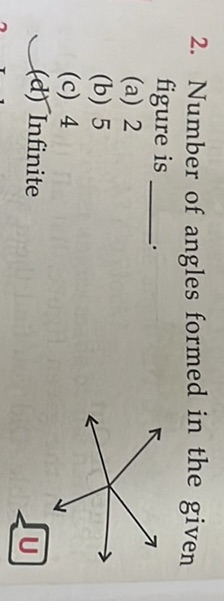 2. Number of angles formed in the given | StudyX