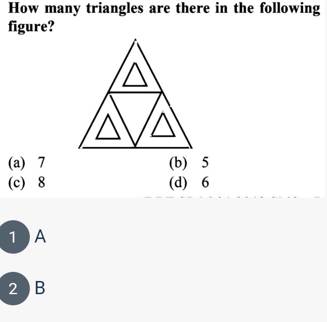 How many triangles are there in the | StudyX