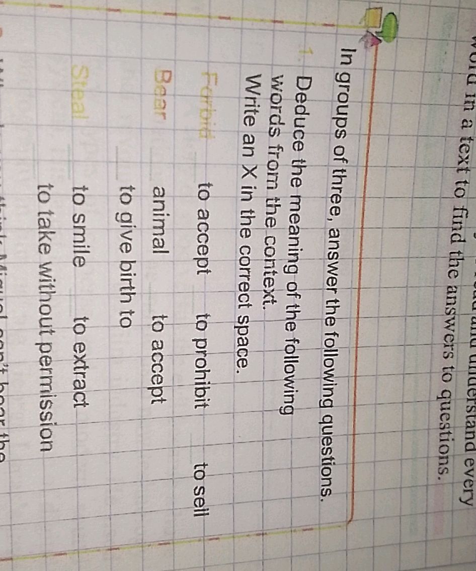 In groups of three, answer the following | StudyX