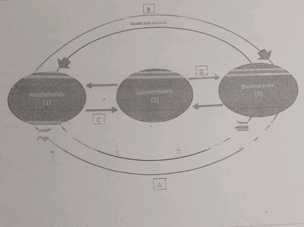 The image shows a circular flow diagram with | StudyX