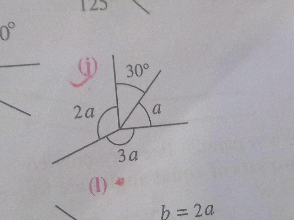 The diagram shows angles around a point. | StudyX