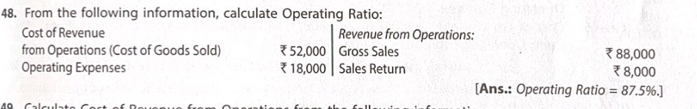 48. From the following information, | StudyX