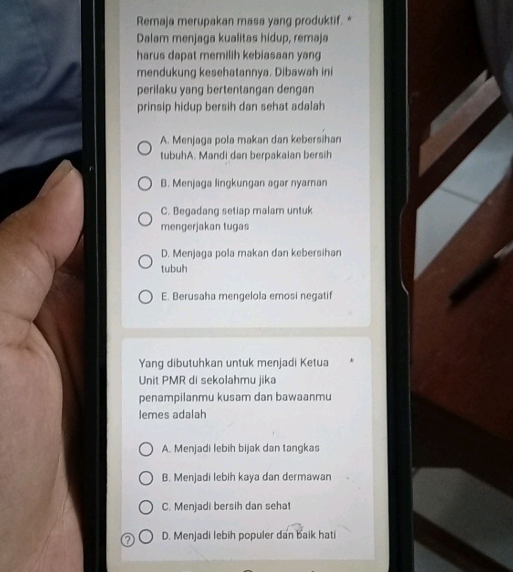 Remaja merupakan masa yang produktif. Dalam | StudyX